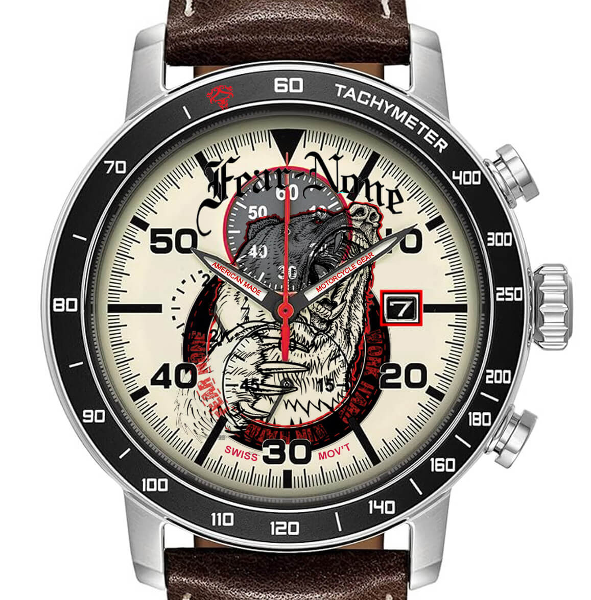 FEAR-NONE "American Fierce Bear" Chrono – FEAR-NONE Gear Clothing