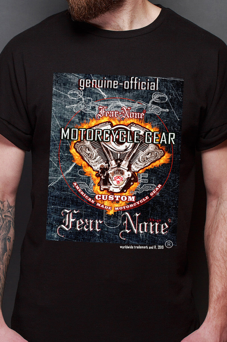 Men's SE "Schematic Engine" Shirt – FEAR-NONE Gear Clothing